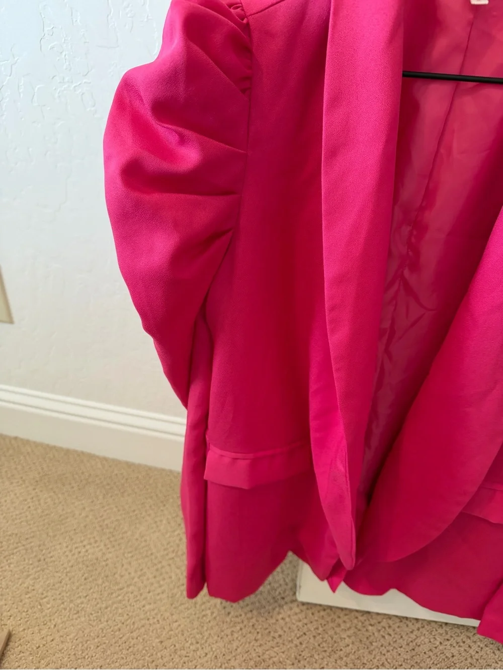 TCEC | Jackets & Coats | Tcec Hot Pink Openfront Blazer With Shawl ...